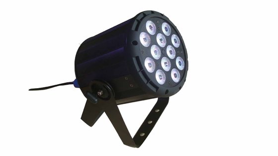 High Brightness 12 X 4 IN1 DMX 512 LED PAR Lights for Disco / Stage Lighting with Big Lense