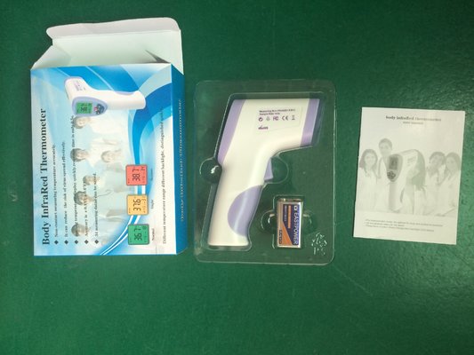 No touch Body forehead temperature infrared thermometer with unit C and F