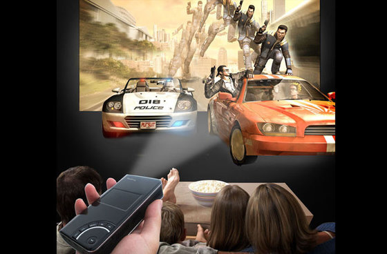 Dual-Core Multi-media Google TV Box Android 4.0 Smart Mini Projector