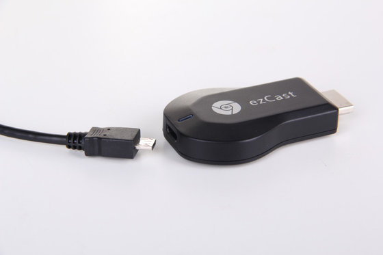 Wifi Ezcast Quad Core Android Smart TV Dongle , Google Mini PC Smart TV Box Stick