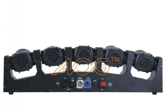 5 pcs Osram 12Watt Led Moving Head Beam Lights I4 in 1 Individual LED Control