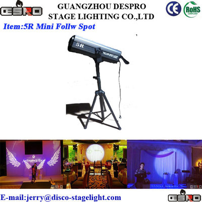 Long Distance LED Follow Spot RGBW Gobo Lighting Effects For Concert