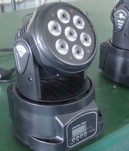Dimmer / strobe RGBW 4in1 Moving Head LED Stage Lights disco Lighting , 10Wx7pcs