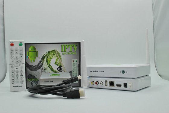 RJ-45 DDR3 4G android 4.2 TV Box , Wifi 802.11/b/g/n IP TV Set Top Box