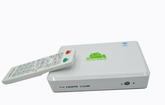 White 1080P Cortex-A9 India IPTV Box Support English / Simplified Chinese