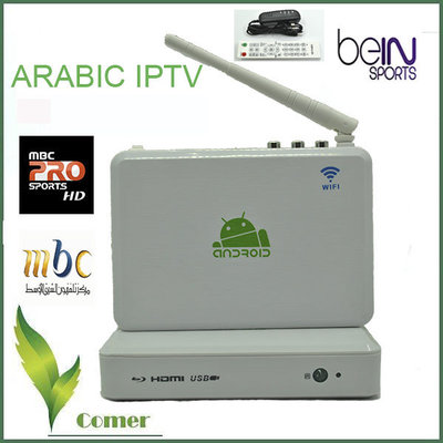 RT5370 RTL8188 AV Audio Arabic IPTV BOX , MBC Android TV Receiver Box