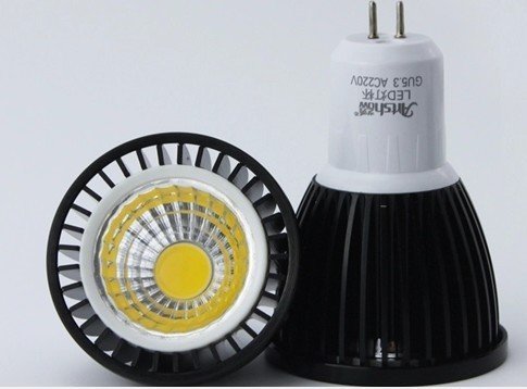 3W Mr16 White Led Spotlight Lamp 240lm - 270lm COB for Stage