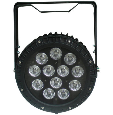 DMX 512 Disco LED PAR Lights 12 X 5 IN 1 With Die-casting Aluminum
