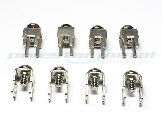 PC Heavy Duty Terminal Blocks 6-32 W/NCKL Plated Head Brass PCB Terminals