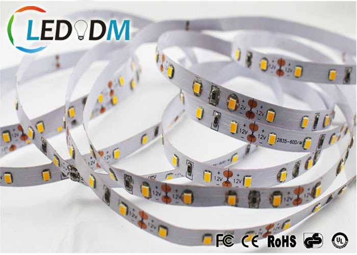 120 LEDs/M White LED Strip Lights SMD 2835 IP20 12V 24V For Indoor / Outdoor Use