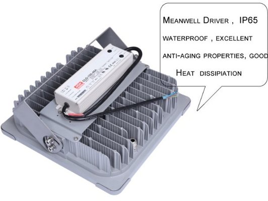 New Design 120W LED Canopy Light with Bridgelux leds and MEANWELL LED Driver 5 Years Warranty