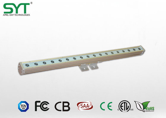 Single Color Outdoor Led Sign Lighting , Led Wall Washer Ip65 Light Aluminum Housing