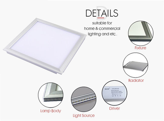 Residential Flat Panel LED Lights For Colleges &amp; Universities 18 Wattage