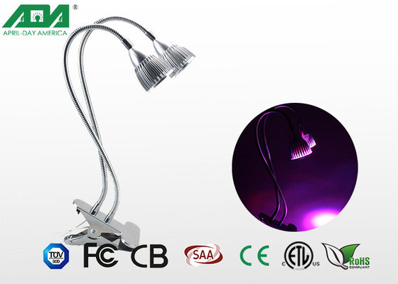Flexible Swan Neck 10W Dual Head LED Grow Light Aluminum alloy body