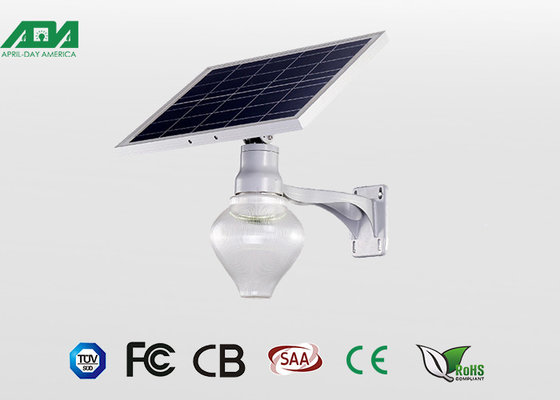 Peach Like IP 65 Outdoor LED Street Lights with solar panel , CE / ROSH / FCC