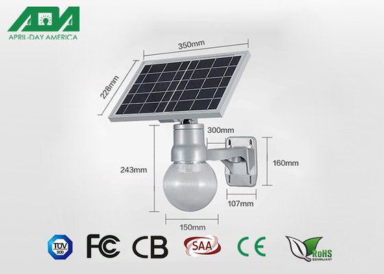 Moon Style solar powered led lights with battery , light sensor timing function