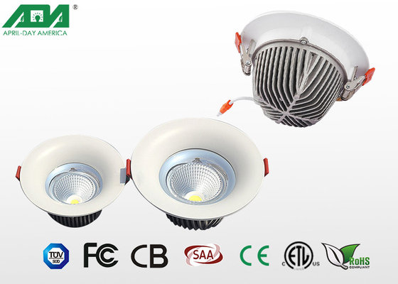 30w Shallow Led Downlight Emergency Light 6 Inches PF &gt; 0.9 3 Years Warranty