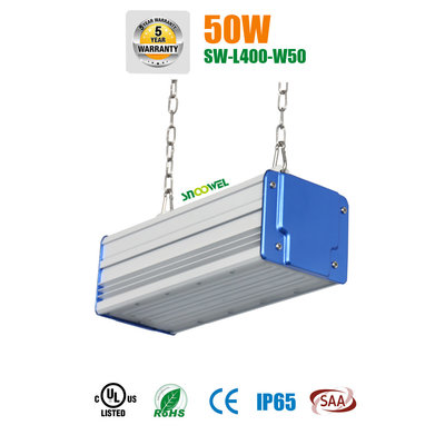Warm White 8000lm 50w Led Linear Highbay 160lm / W Long Life 100000 Hours supplier