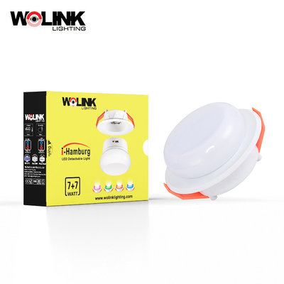 Hot sell indoor supermarket office lighting detachable recessed mount 7w led downlight supplier