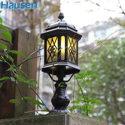 New European Style Retro Outdoor LED Garden Lights Pillar Gate lights supplier