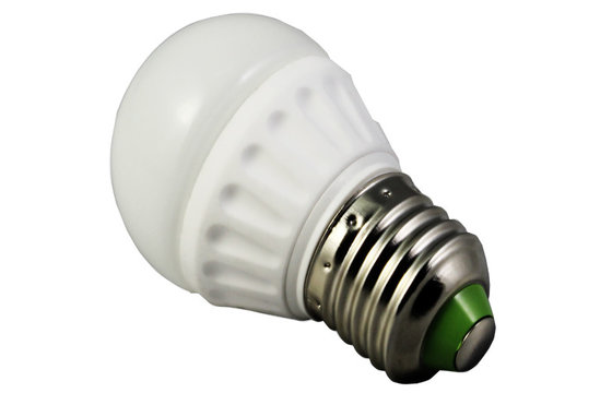 LED Globe Light 3 Watt 80lm/w 0.6 PF Warm 120° White CRI 80