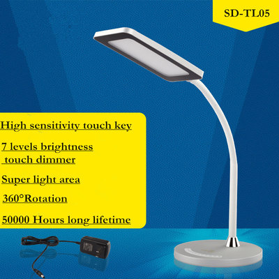 Eye protection 360° rotation LED Table Lamps 7 levels brightness touch dimmer