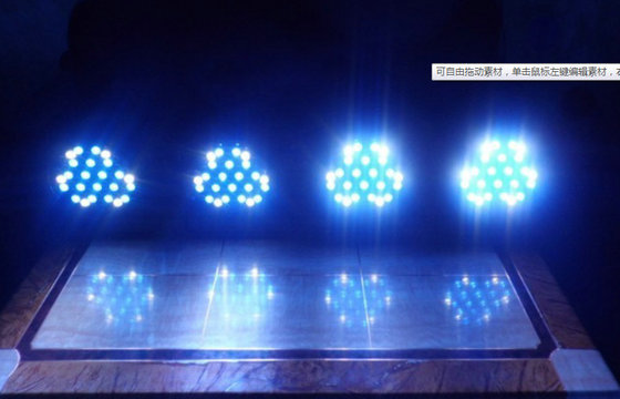 Stage Show / Dance Club Disco Led Par Lights 54pcs x 3W RGBW Sound Activate