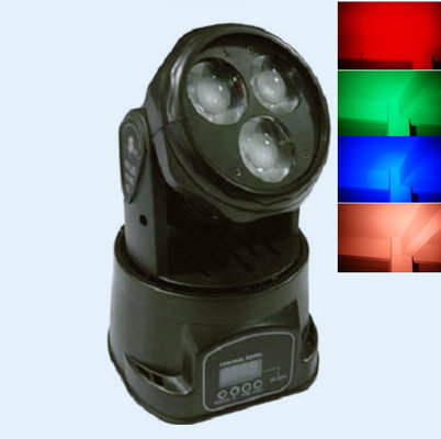 Disco RGBW Mini LED Moving Head Wash Light DMX Stage Light