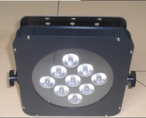 9W / 3W * 9Bulbs 3 in1 / 4 in1 / 5 in1 LED Flat Par Light For Family Party