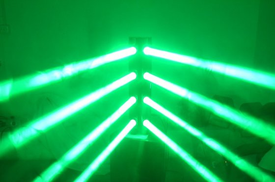 Disco Strobe Beam Light RGBW LED Moving Head Light DMX Stage Lighting