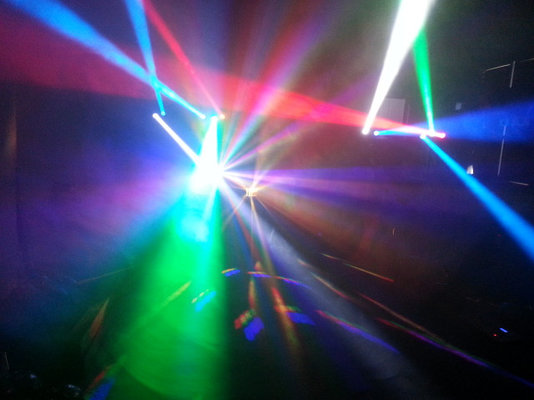 RGBW Stage LED Moving Head Light , Zoom 8-Heads Led Moving Heads