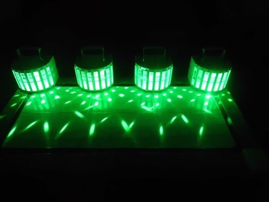 Stage Lighting / LED Mini Double Derby Light With Black Or White