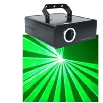 Animation Single Green Mini Laser Stage Lighting With 25kpps Vibratory Mirror