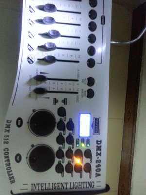 Stage Lighting Controller 240 16Channel 12 scanners with LED LCD Display