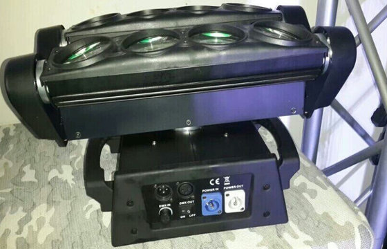 Single White Or 4 In 1 RGBW 8 Eyes Beam Spider LED Moving Head Light DMX Stage Lighting