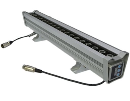 Waterproof Flood 15PCS x 1W RGB LED Wall Washer Lights LED Digital Display