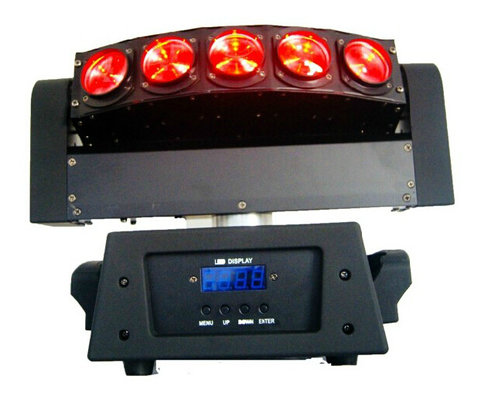 LED Moving Head Light  5 Eyes x 10W 4 In 1 RGBW Beam Applicable for Stage Show