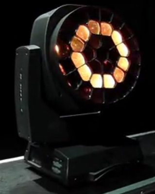 Digital Beam Morphing Bee-eyes 19 x 15W RGBW LED Moving Head Wash Light