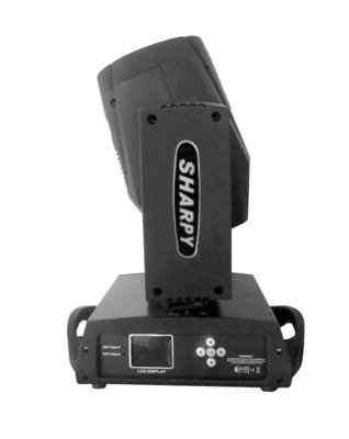Black Shell 16 Channels Sharpy Moving Head Beam Light With Color Touch Screen
