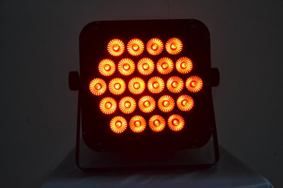 LED 24Bulbs x 10W 4 in 1 RGBW Flat Par Stage Lighting For KTV , Super Brightness