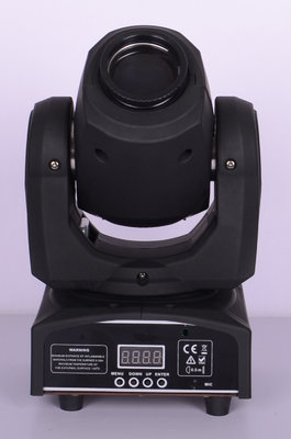 Bright Black Mini Moving Head Beam Spot Light Sound Control LED Cree Bulb 10W
