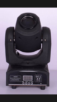 Bright Black Mini Moving Head Beam Spot Light Sound Control LED Cree Bulb 10W