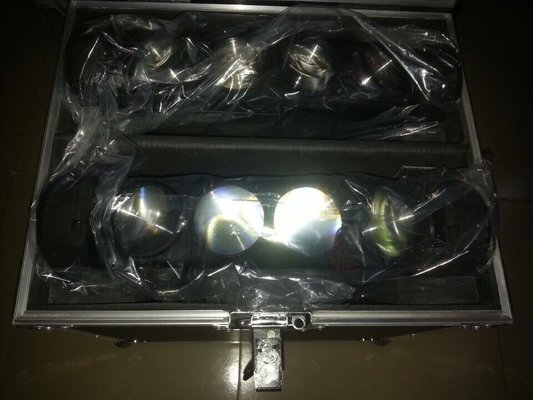 Black Case LED Double Row 8-eyes 4-In-1 RGBW  Unlimited Spider Moving Head Beam Light