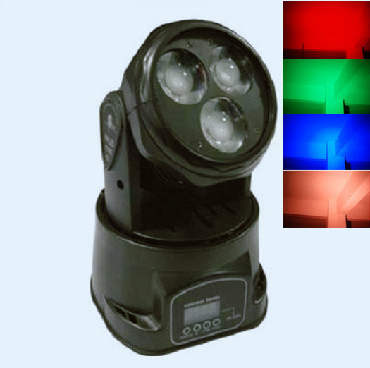 Disco RGBW Mini LED Moving Head Wash Light DMX Stage Light