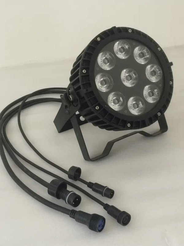 IP65 Outdoor Waterproof LED Par Lights 9Bulbs 15W Water Resistant