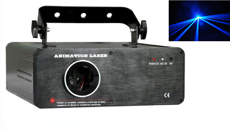 300MW Blue Animation Laser Stage Lighting  With Computer Interface / Night Club Stage Laser Light