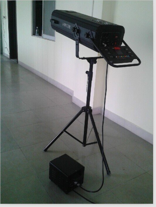 1200W DMX512 With Fader Stage Follow Spot Lighting Fuse 15A 3200K