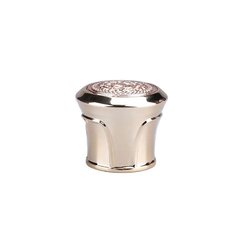 China OEM Zinc Alloy Perfume Caps Electroplating Frosted Free Design Provides Samples supplier