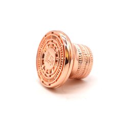 China Custom Perfume Cap Luxury Gold Plated Free Design Custom Logo supplier