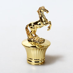 China Free Design Free Sample OEM Perfume Cap Gold-Plated Remy Martin Perfume Cap supplier